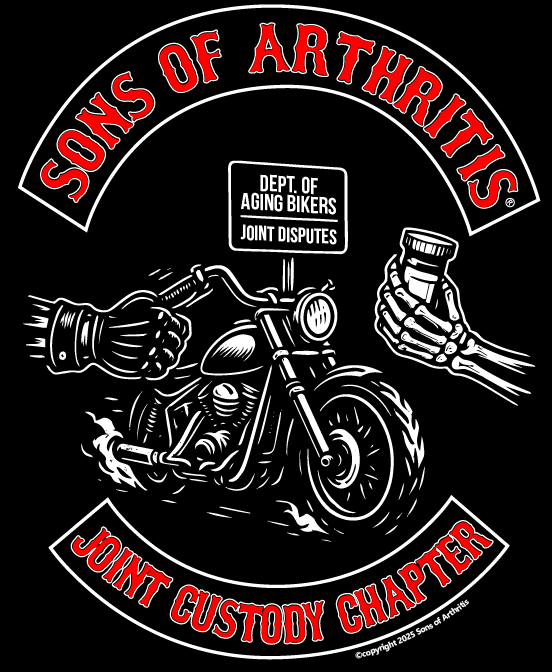 Sons of Arthritis - Joint Custody Chapter - Black
